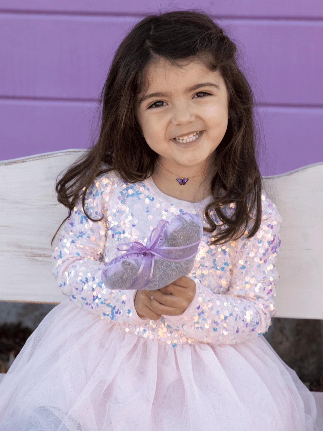 Bella Butterfly Necklace for Kids - Small necklace for children – Holly Yashi